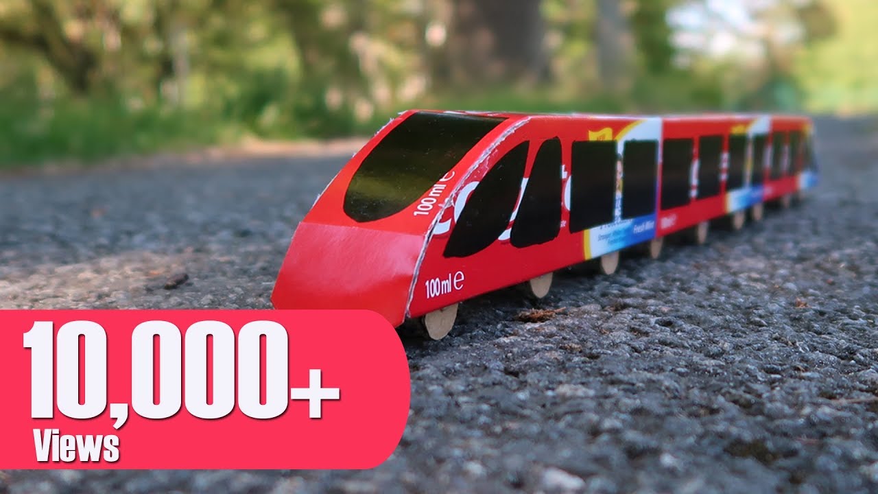 How to make a train at home - Amazing Colgate train - YouTube