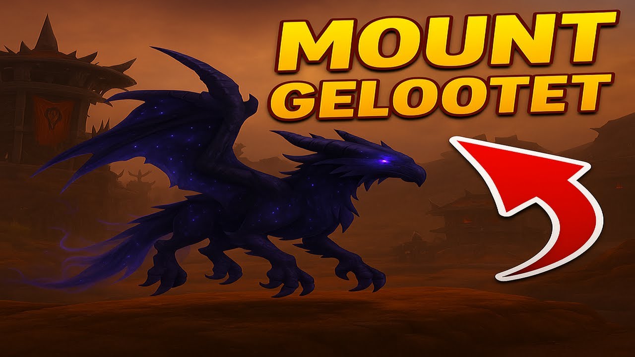 Void Windrider Mount in neuer Orgrimmar Vision gelootet - YouTube