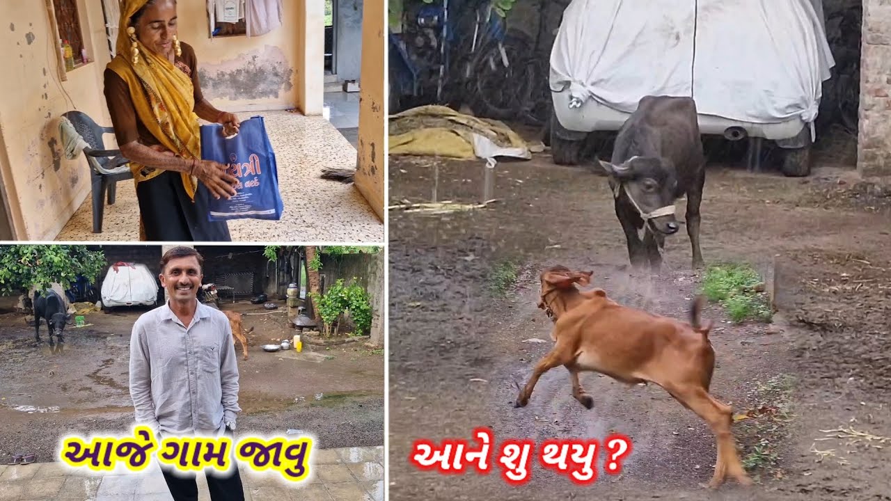 આજે ગામ જાવુ ને વરસાદ ચાલુ || mr devat ahir vlog - YouTube