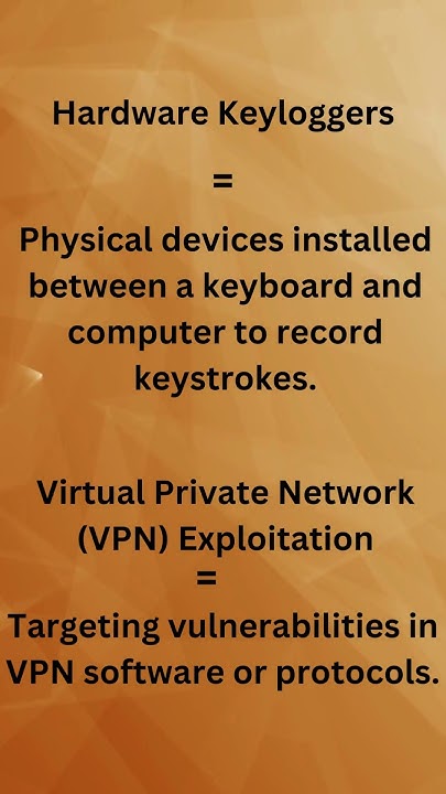 Hardware Keyloggers - YouTube