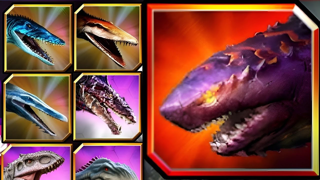 ALL MOSASAURUS FAMILY VS MEGALODON COLOSSUS 04 BOSS - Jurassic World ...