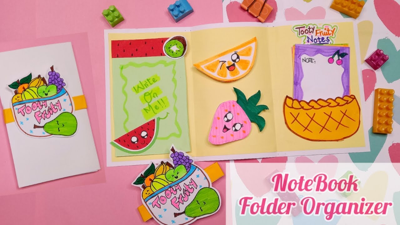 DIY NOTEBOOK FOLDER Organizer - Back to SCHOOL /how to make folder ...