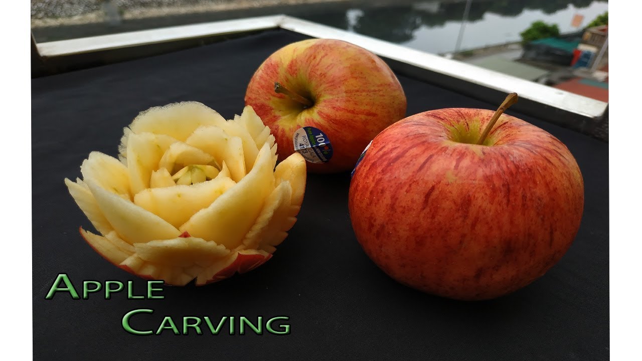 Apple Carving | apple new design | By BÀN TAY ĐEN #carving #watermelon ...