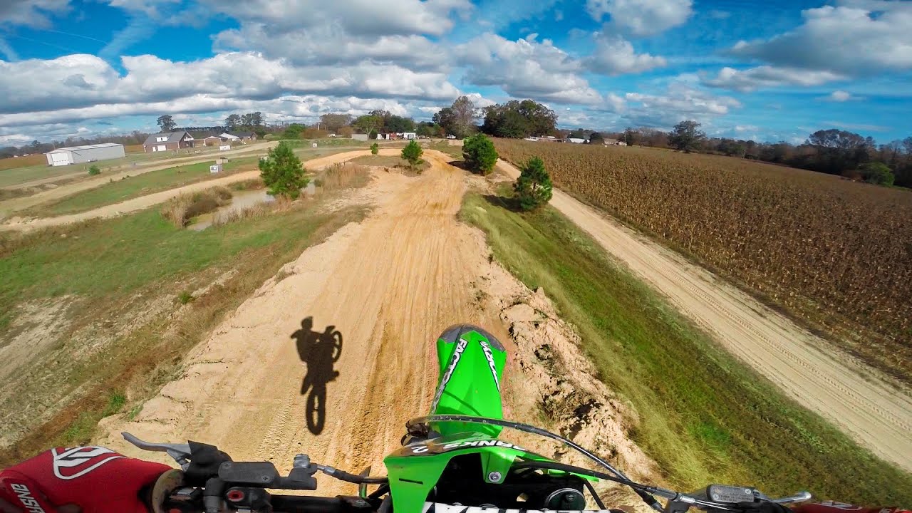 2020 KX450F Backyard Motocross Track Riding - YouTube