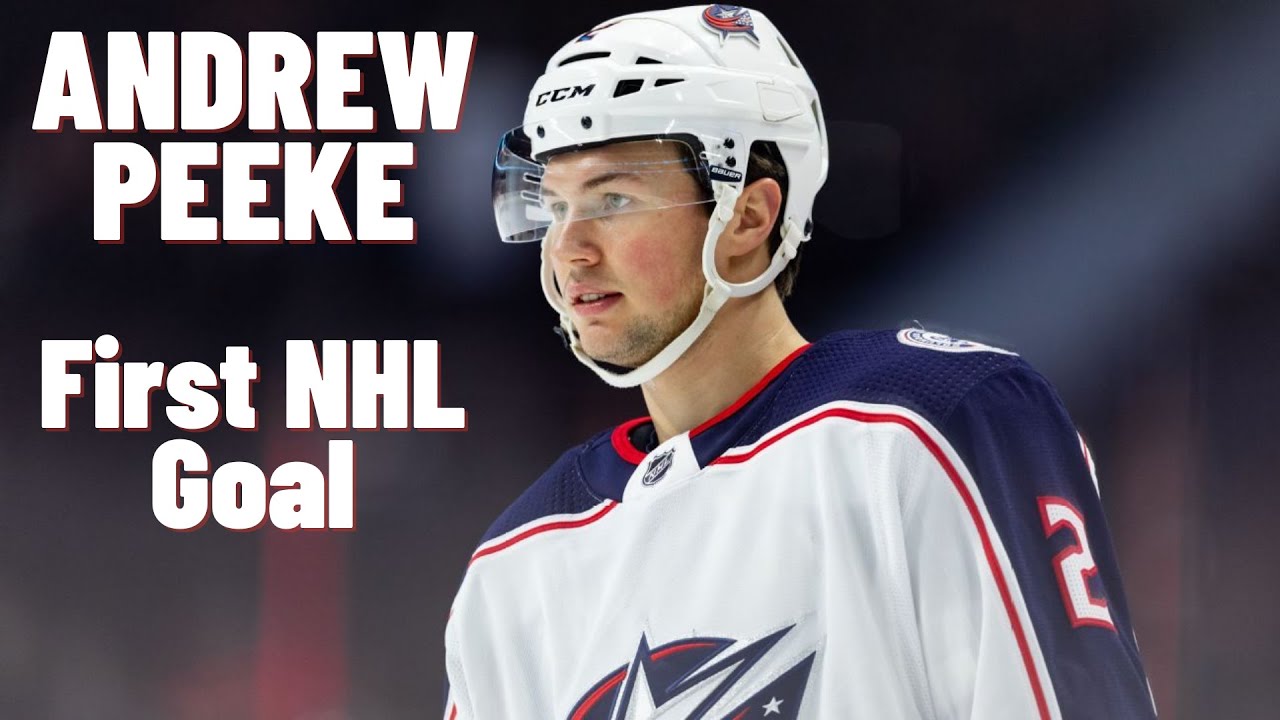 Andrew Peeke #2 (Columbus Blue Jackets) first NHL goal Feb 16, 2020 ...