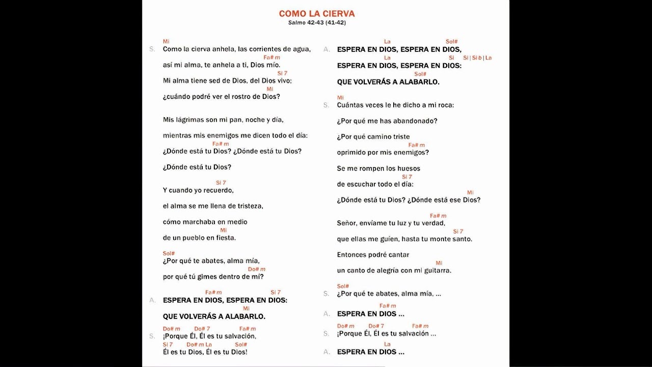 Como la Cierva sacado de la pagina original del Camino Noecatecumenal ...