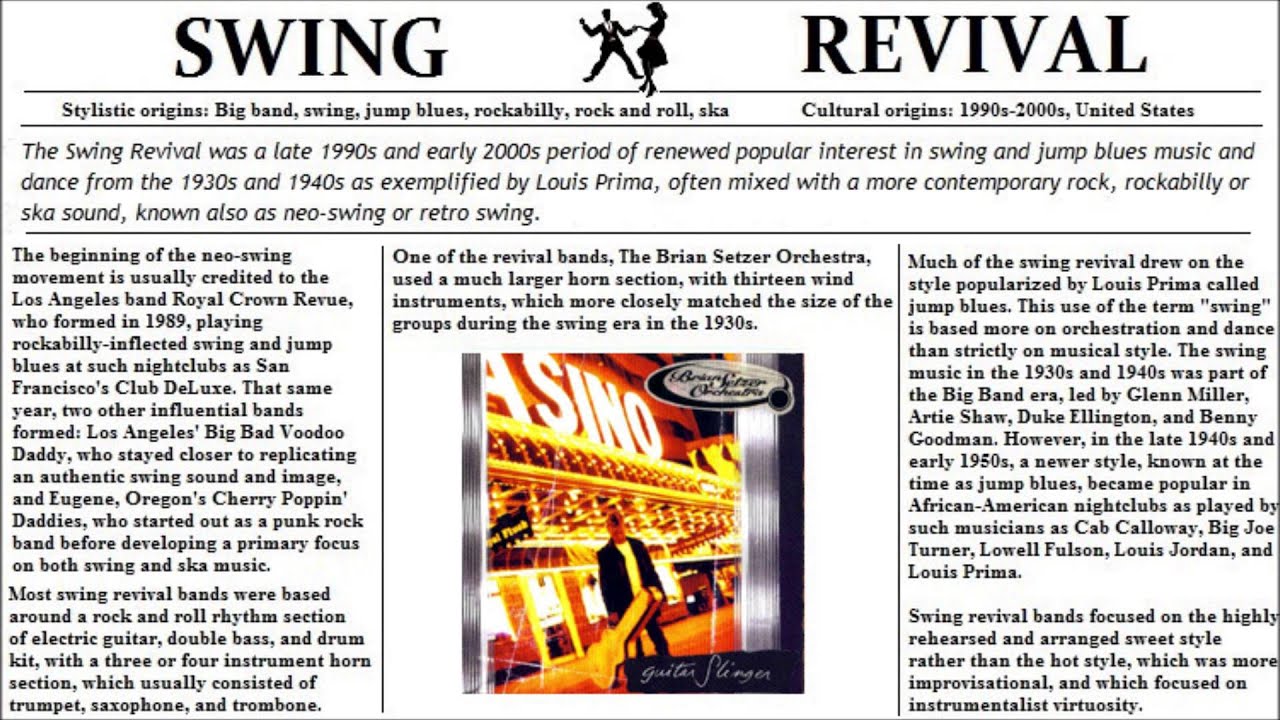 THAT MELLOW SAXOPHONE - Brian Setzer Orchestra - YouTube