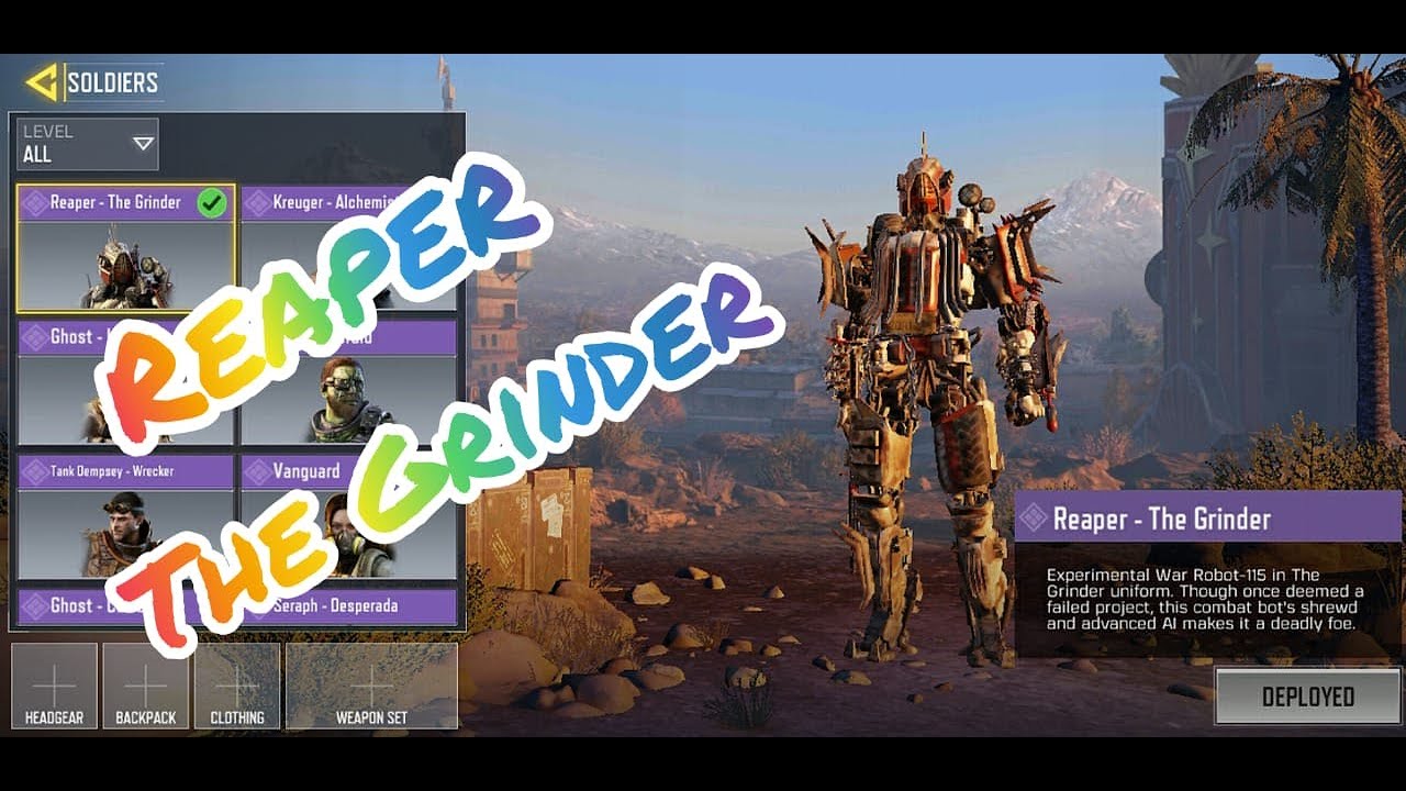 *NEW* Reaper Skin Gameplay from Season 8 | Cod Mobile - YouTube