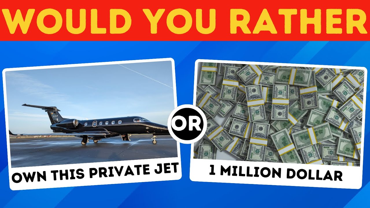 Would You Rather Luxury Edition πΈπ°hardest Choices Youtube