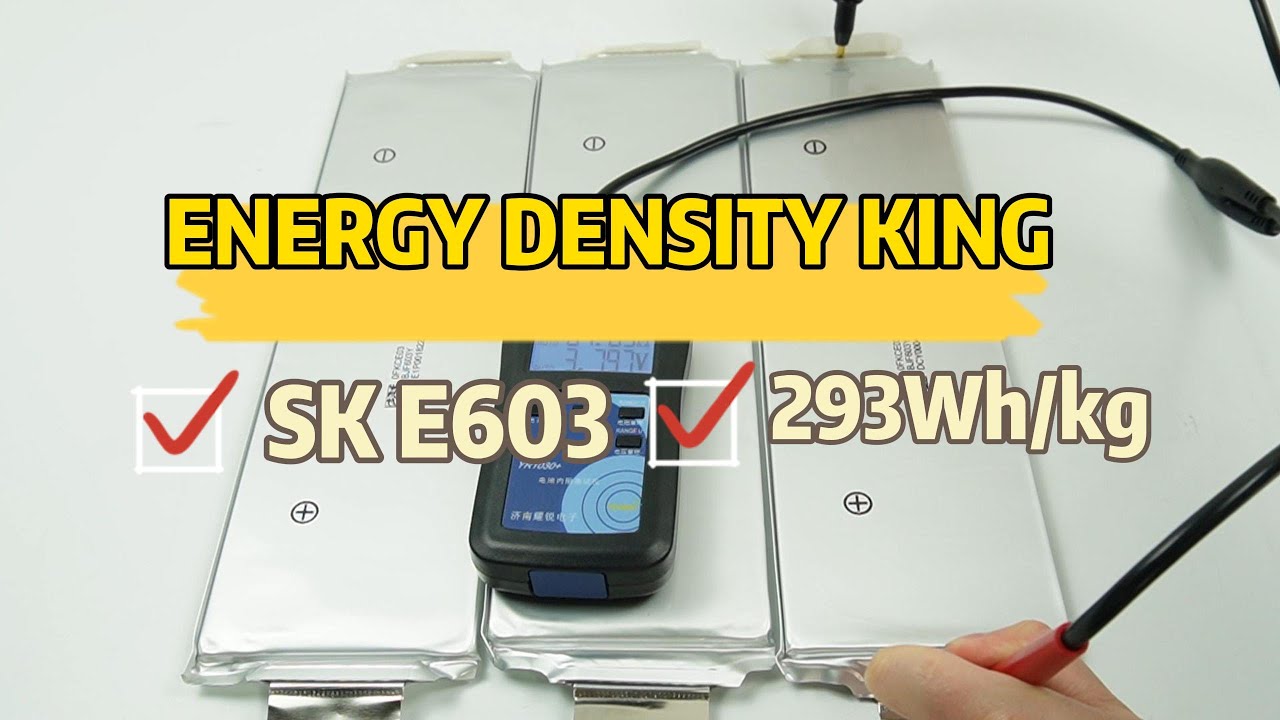 SK E603 Pouch Cell - YouTube