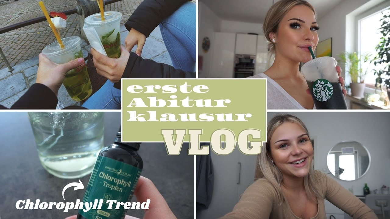 1. Abiklausur VLOG🍃Chlorophyll, cocktails with ma best friend, Katertag ...