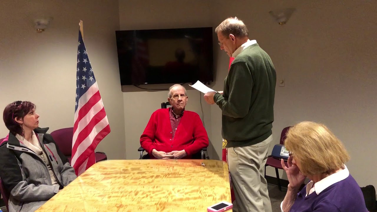 Paul Wimmer's WII Recognition Ceremony - YouTube