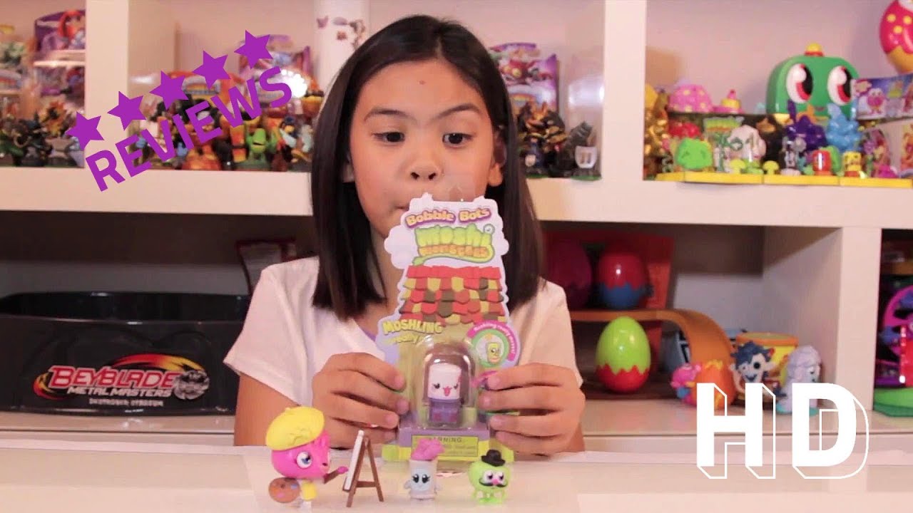 POPPET GOES ARTY and BOBBLE BOTS UNBOXING AND REVIEWS - YouTube