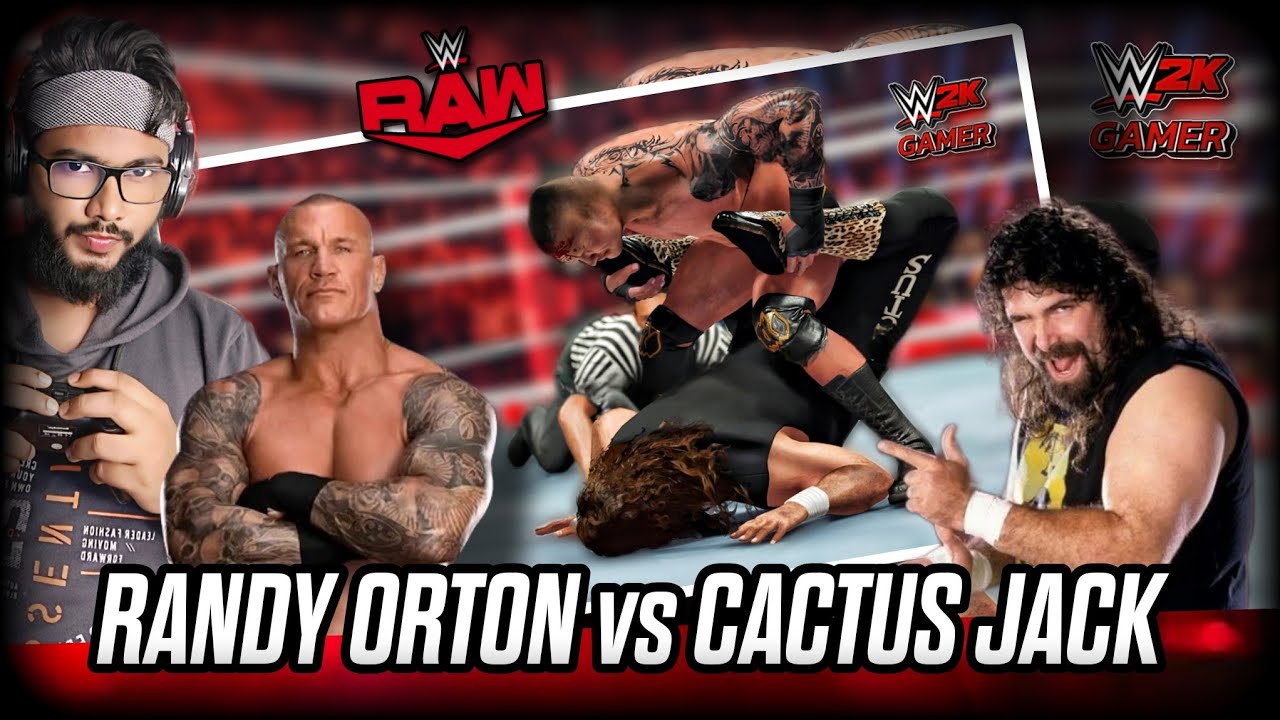 FULL MATCH - Cactus Jack vs. Randy Orton; WWE 2K24 Raw, August 20, 2024 ...