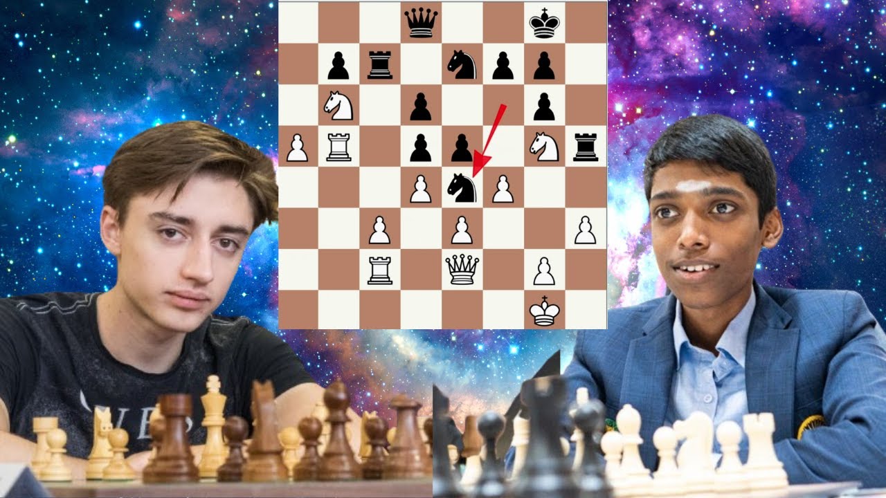 London chess opening masterclass | Daniil Dubov vs Rameshbabu ...