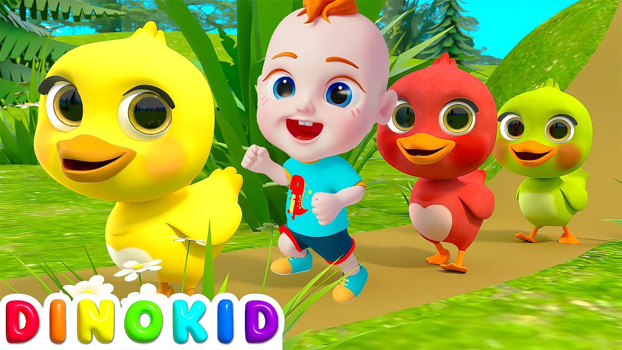 ABC Quack Number Song | Five Little Duckies | детские песни Nursery ...