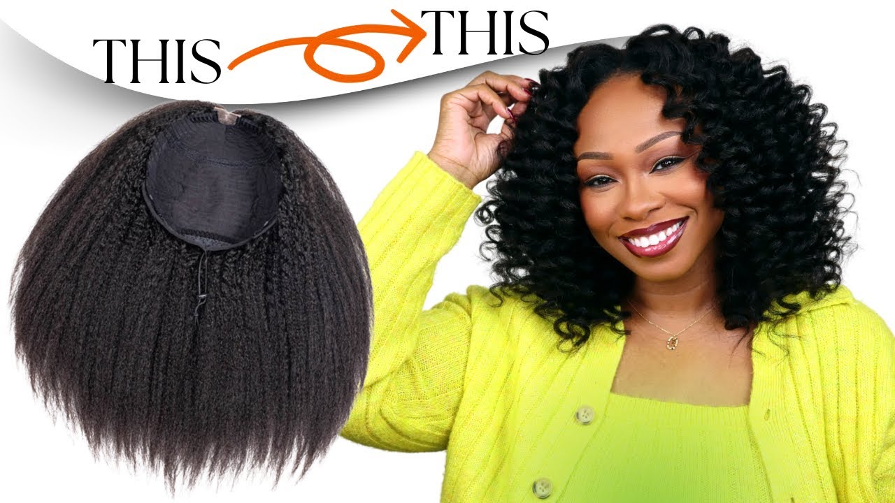 Easiest 1 minute Install!! HOW I STYLE MY HALF WIG. Ft. HerGivenHair ...