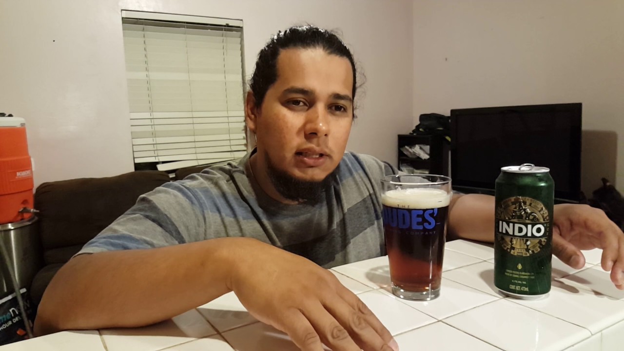 thebroodood - Indio Mexican Amber Lager - Beer Reviews - YouTube