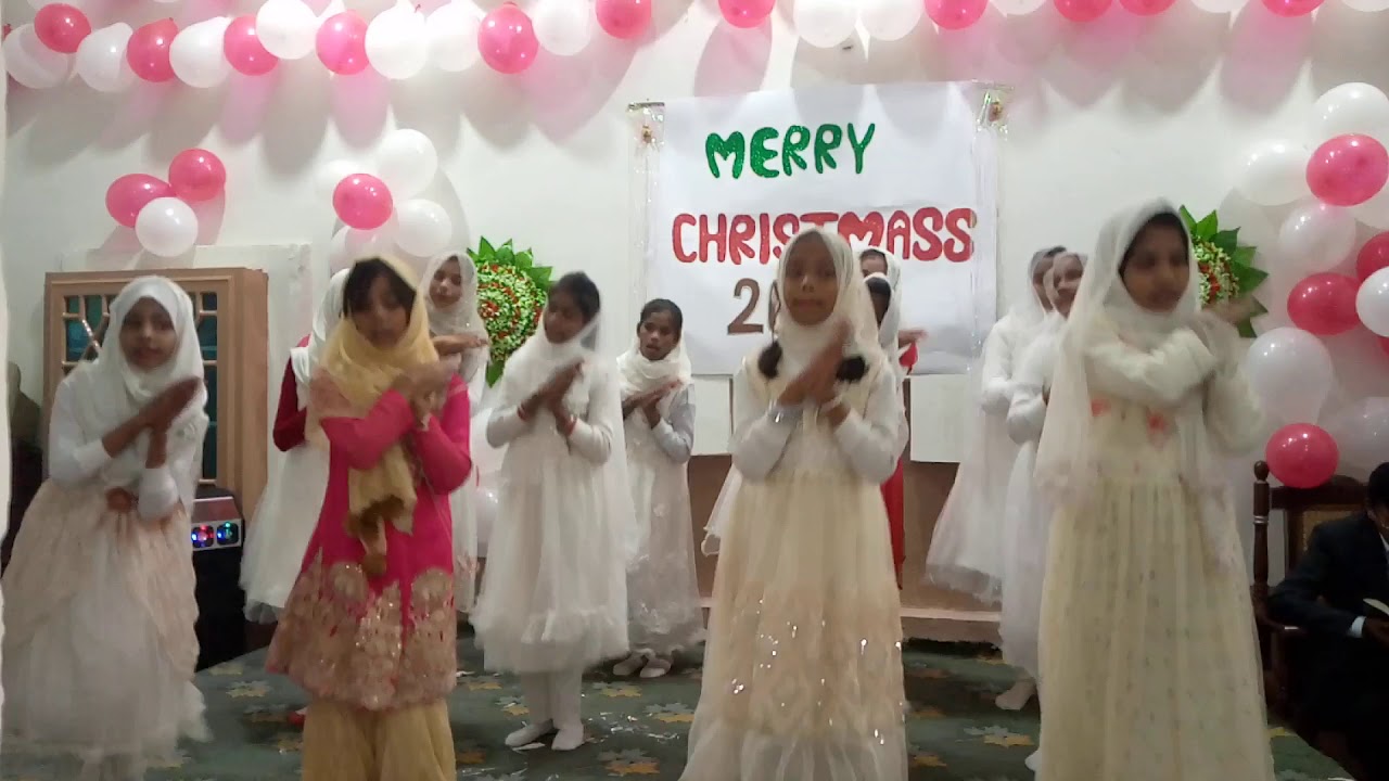 New Christmas Geet | Ye Fiza Ye Mosam Hamd-O-Sana | Christmas Kids ...