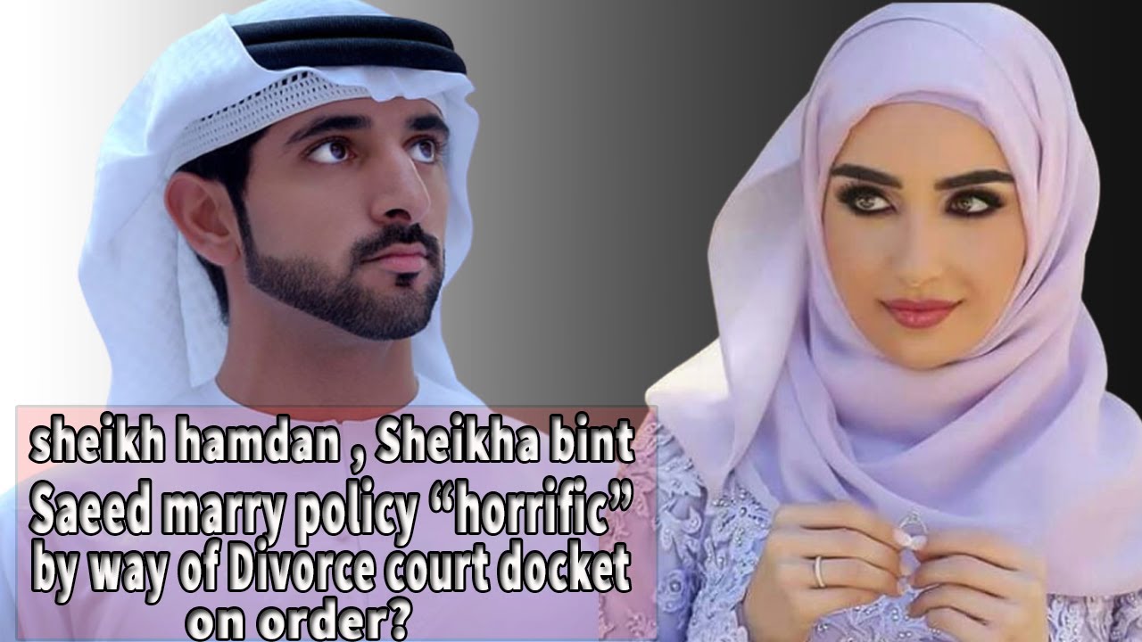 sheikh hamdan , Sheikha bint Saeed marry policy “horrific” by way of ...