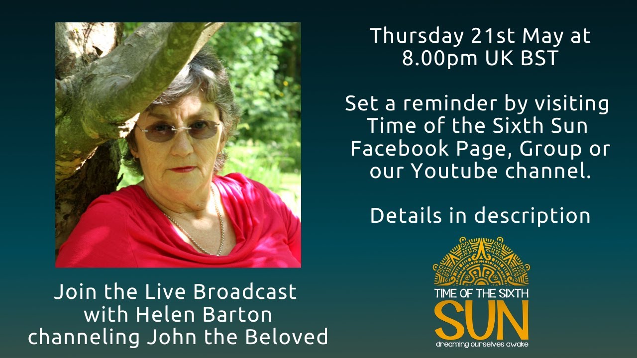 Helen Barton with a special-guest appearance from John the Beloved - Thurs 21 May - YouTube