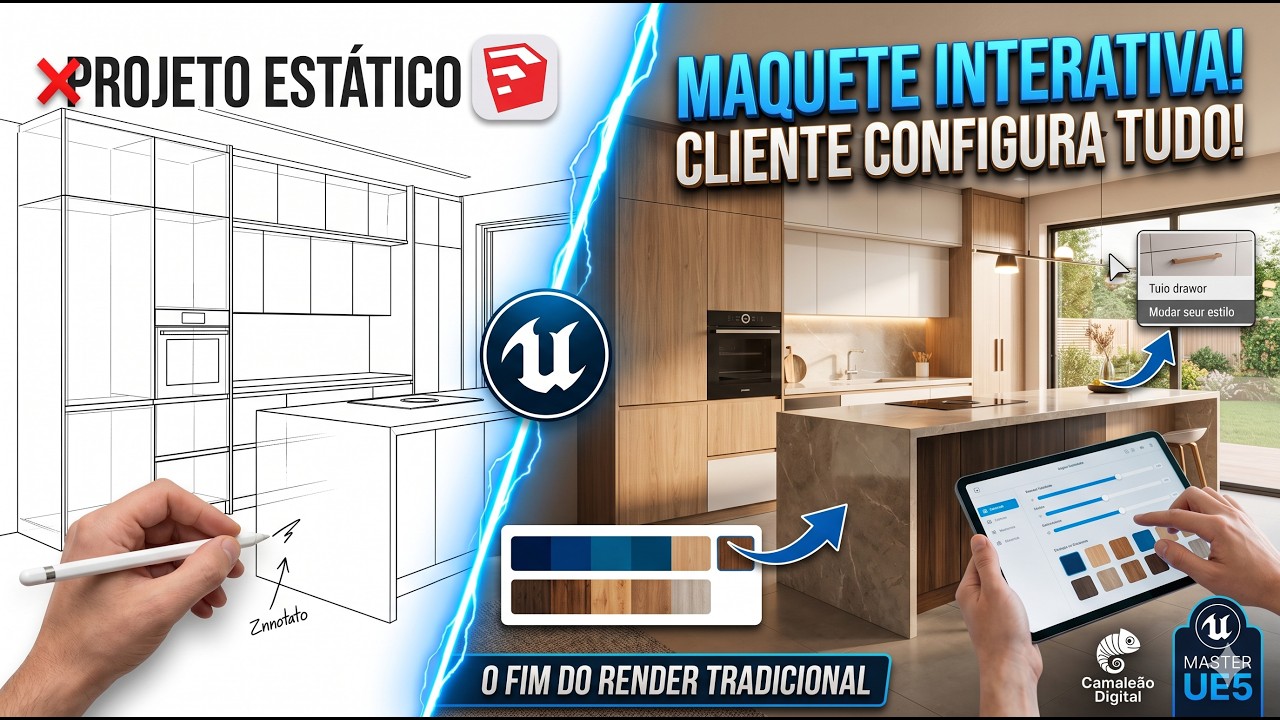 O FIM do Render Estático? Como a Unreal Engine 5.8 Mudou o Archviz de ...