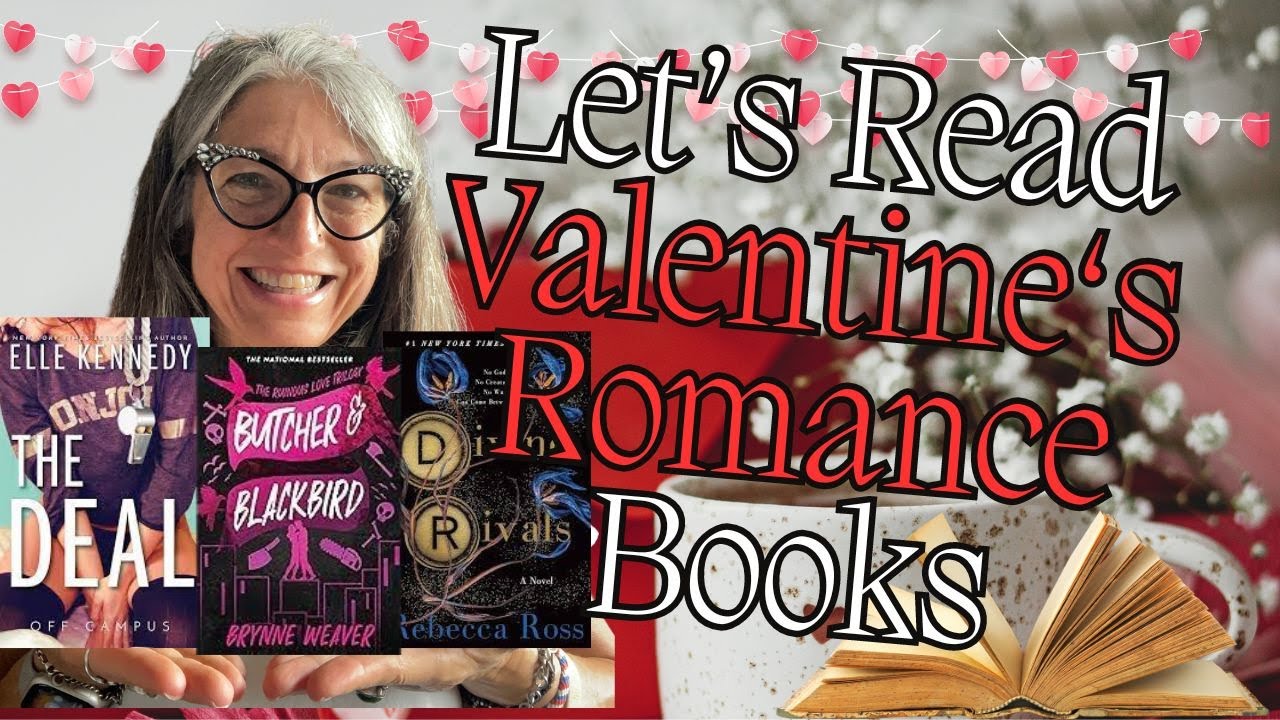Check Out What I'm Reading For Valentine's Day/ Valentine Reading Vlog ...