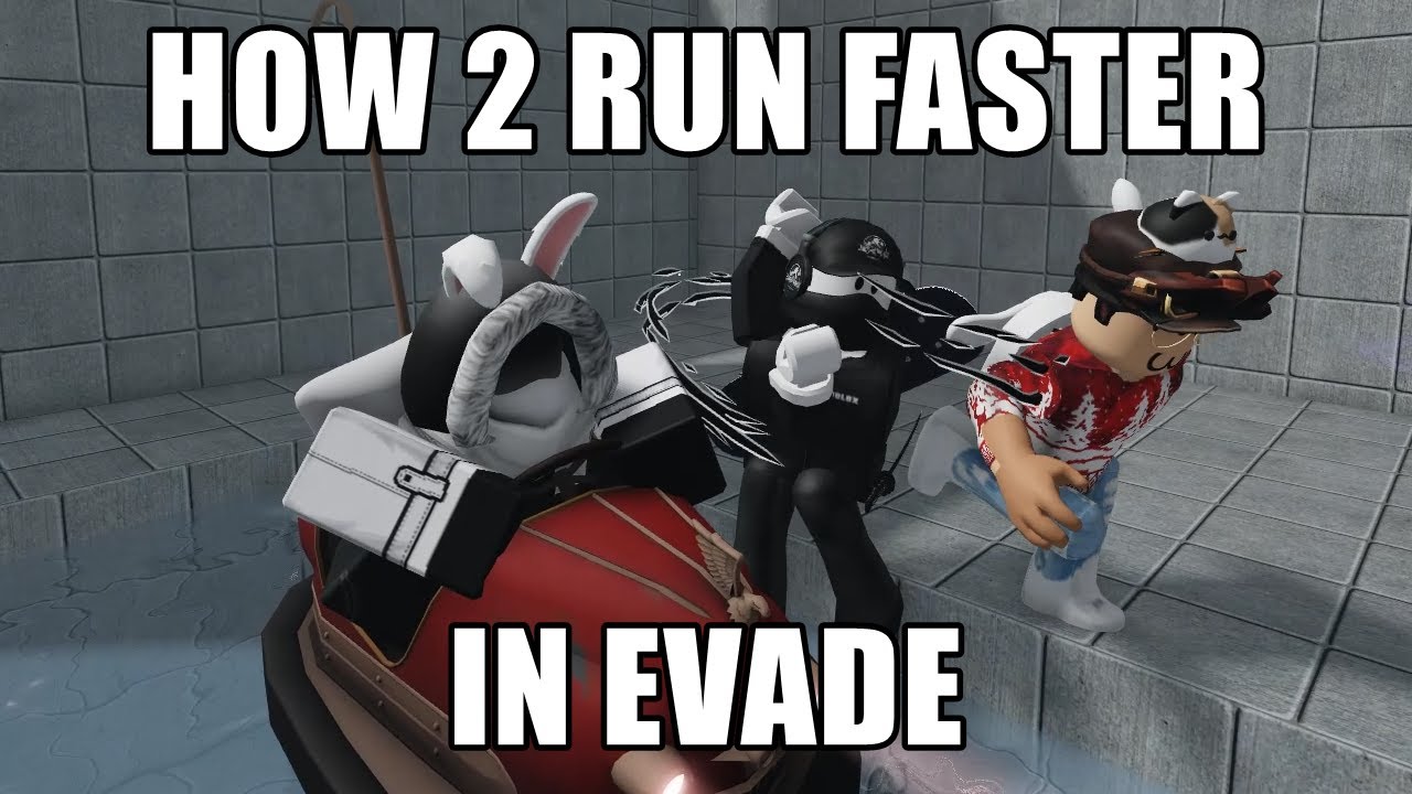 How to run fast in Evade (no jumping, no walls) - YouTube