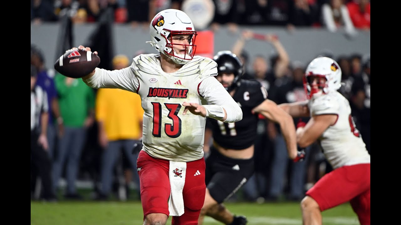 Jack Plummer Louisville Highlights - YouTube