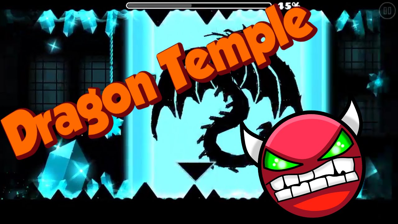 Geometry Dash | Dragon Temple by Kronos (Easy Demon) - YouTube