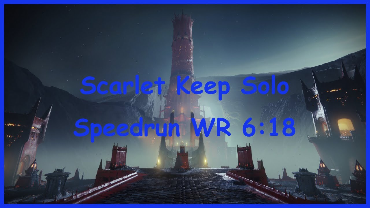 Scarlet Keep Solo Speedrun WR [6:18] - YouTube