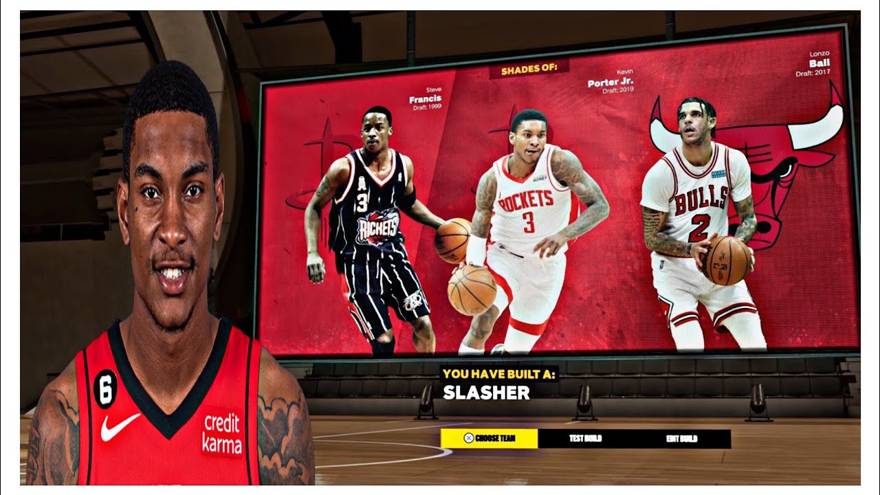 ATHLETIC KEVIN PORTER JR BUILD NBA 2K23 NEXT GEN (ELITE DUNKING PURE ...