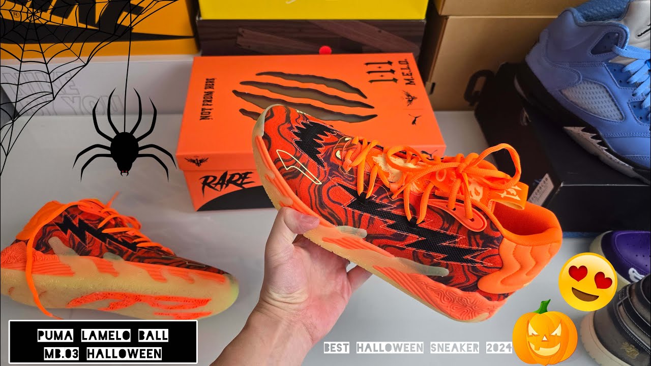 Puma La Melo Ball MB.03 Halloween - On Feet and Check - WoW 95% 👍 🎃 ...