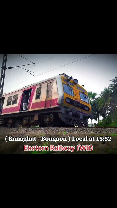Local Train With High Speed passing. Eastern Railway. #shortsfeed #shorts #train #localtrain # ...