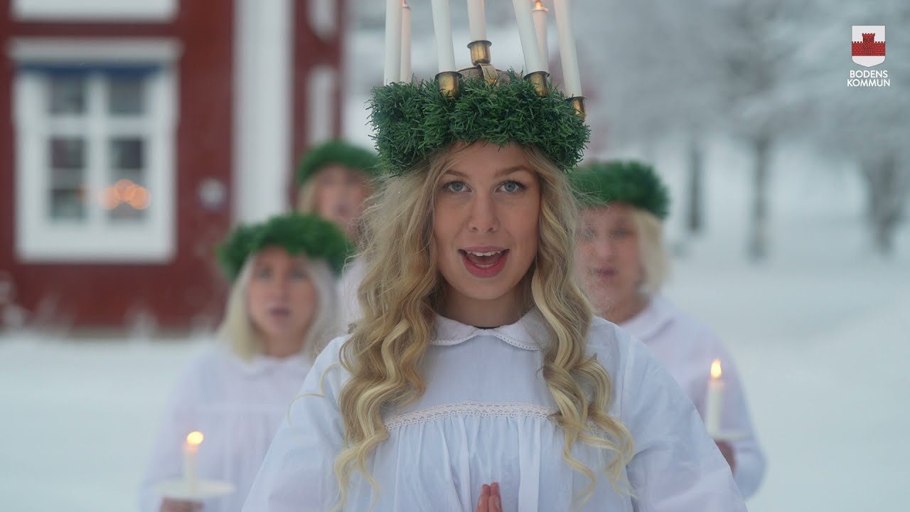 Luciahälsning från Norrbottens lucia - YouTube