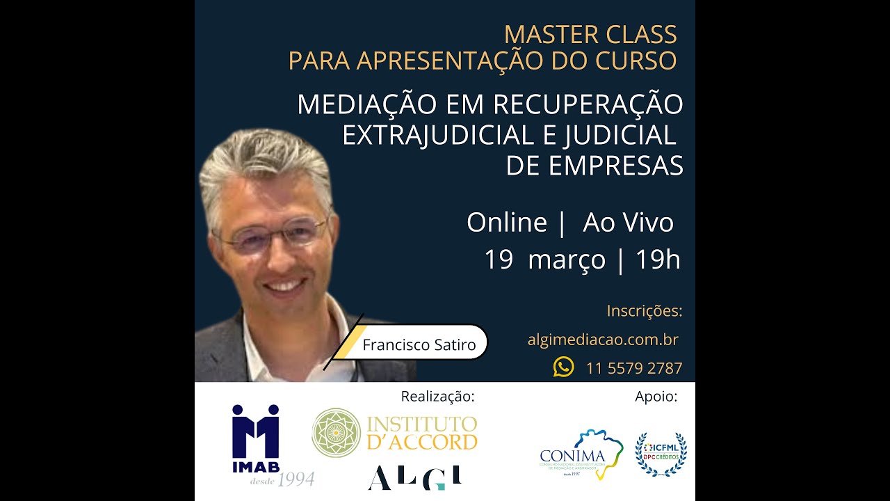 Mediação na Recuperação Extrajudicial e Judicial de Empresas com ...