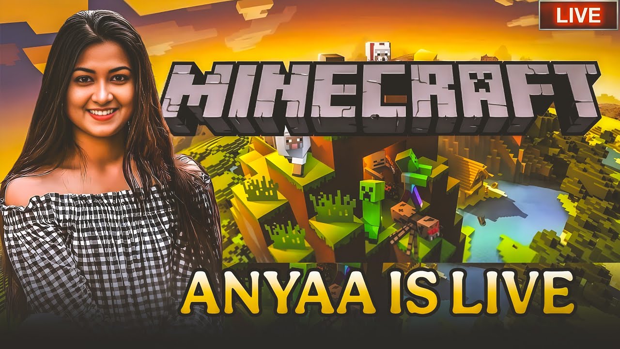 ANYAA IS LIVE | LETS PLAY MINECRAFT | NO PROMOTIONS - YouTube