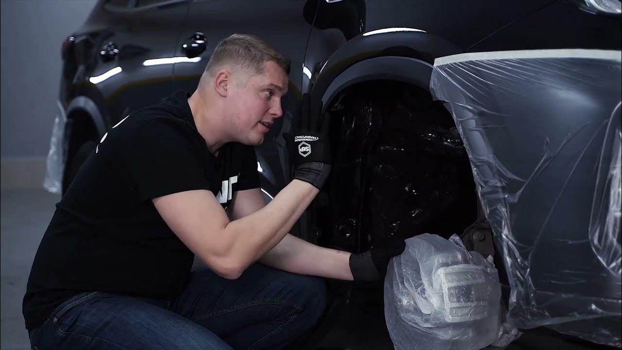 Шумоизоляция колесных арок и подкрылков - YouTube