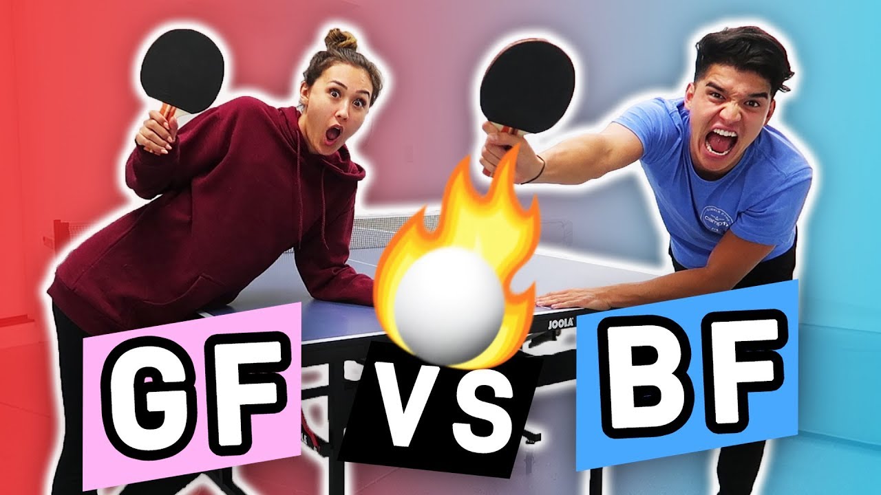 GF vs BF PING PONG BATTLE! (Intense) - YouTube