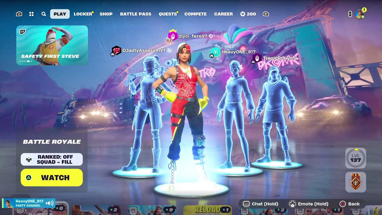 The sus Fortnite live - YouTube