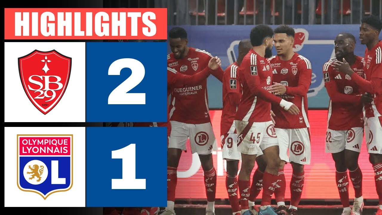 🔴 RÉSUMÉ : Brest vs Lyon 2 - 1 | HIGHLIGHTS | Ligue 1 2024/25 - YouTube