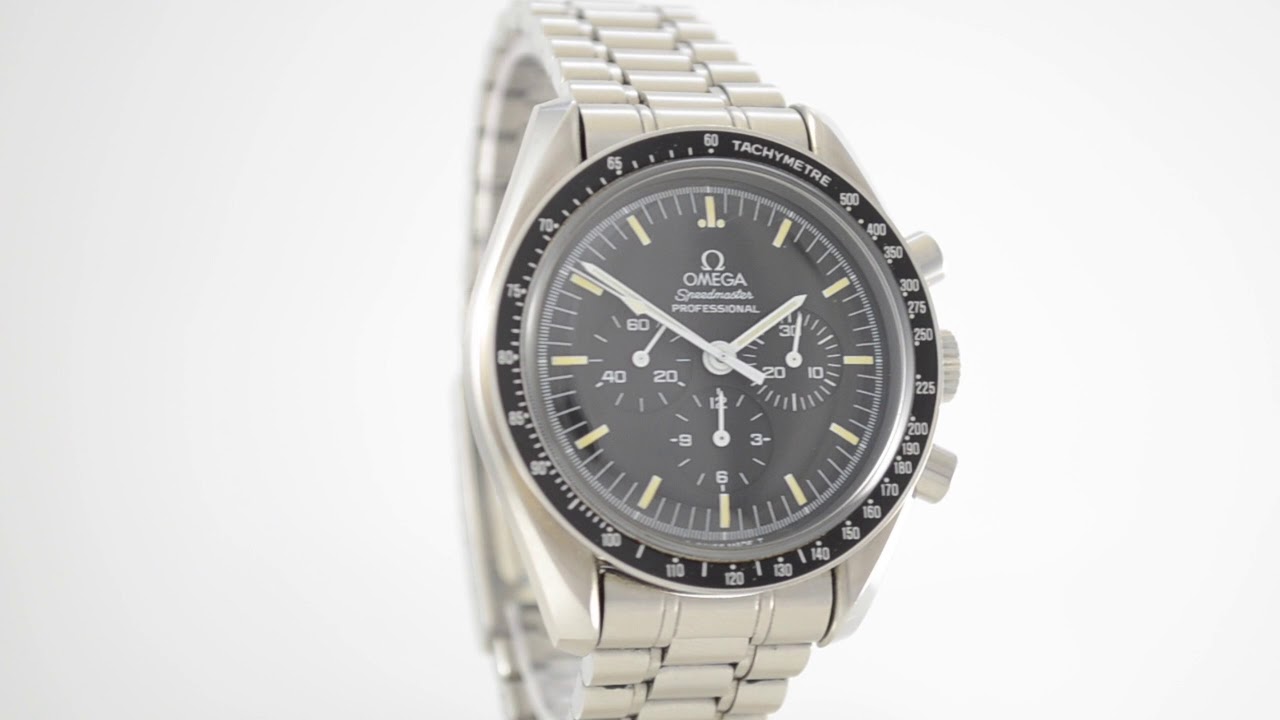 Omega Speedmaster Professional First Watch Worn On The Moon - YouTube