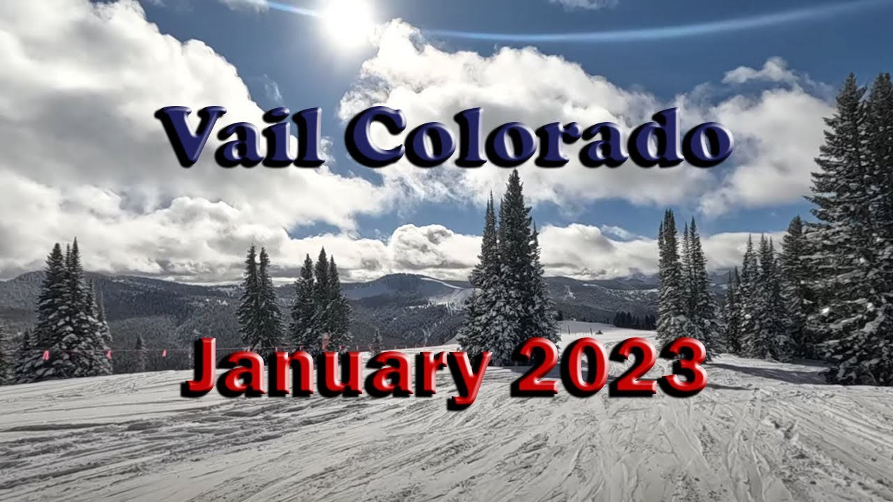 Skiing at Vail Colorado January 2023 - YouTube