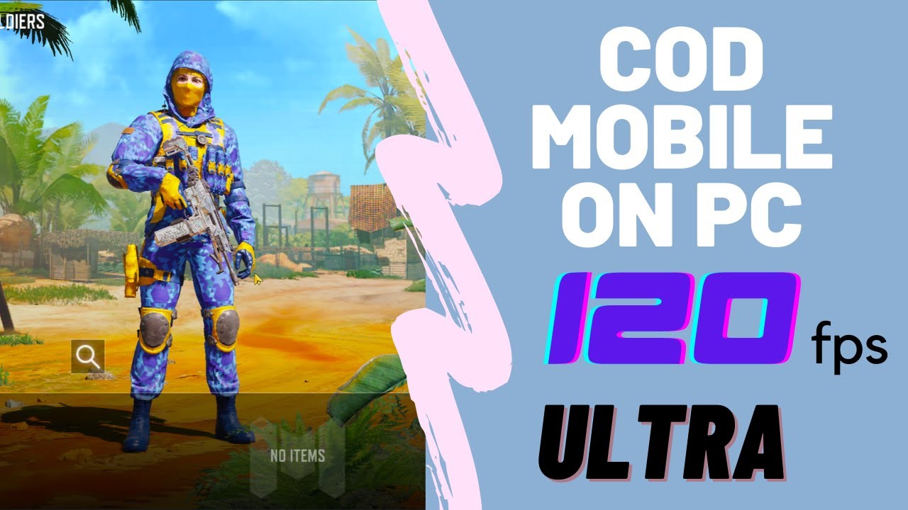call of duty mobile ultra fps | 120 fps on PC - YouTube
