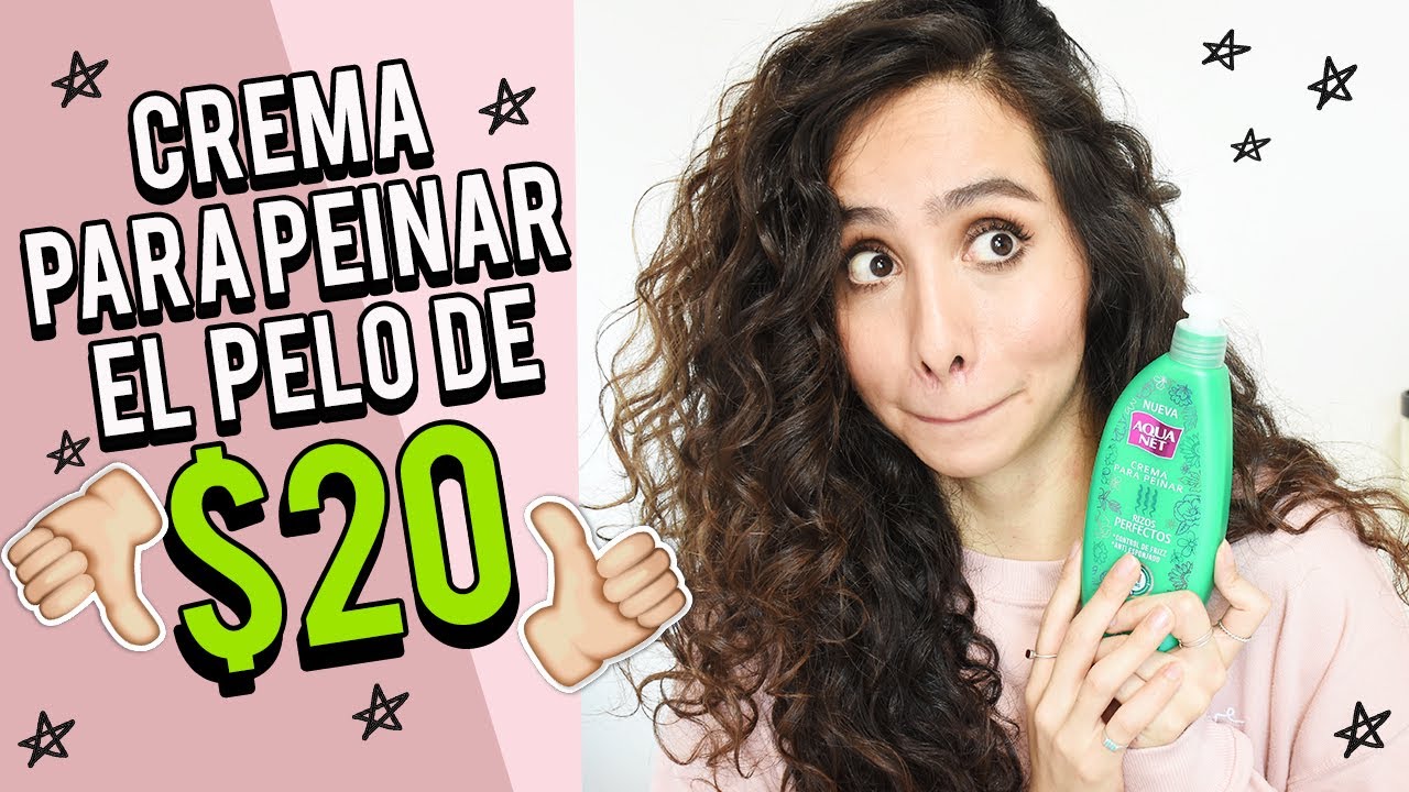 CREMA PARA PEINAR DE $1 DÓLAR! Probando AquaNet Rizos Perfectos ...