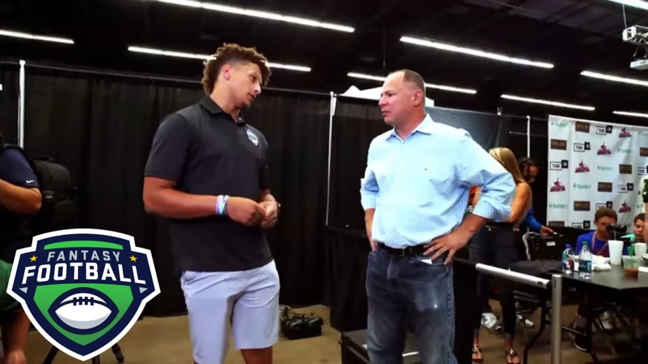 Patrick Mahomes exclusive interview at National Fantasy Football ...