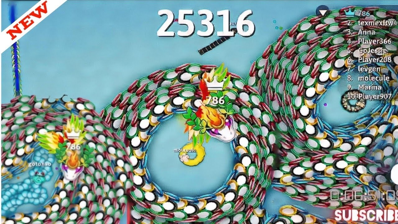 Snake.io Olympia Snake Battle 99 noobs Snake #snakeio #gaming ...