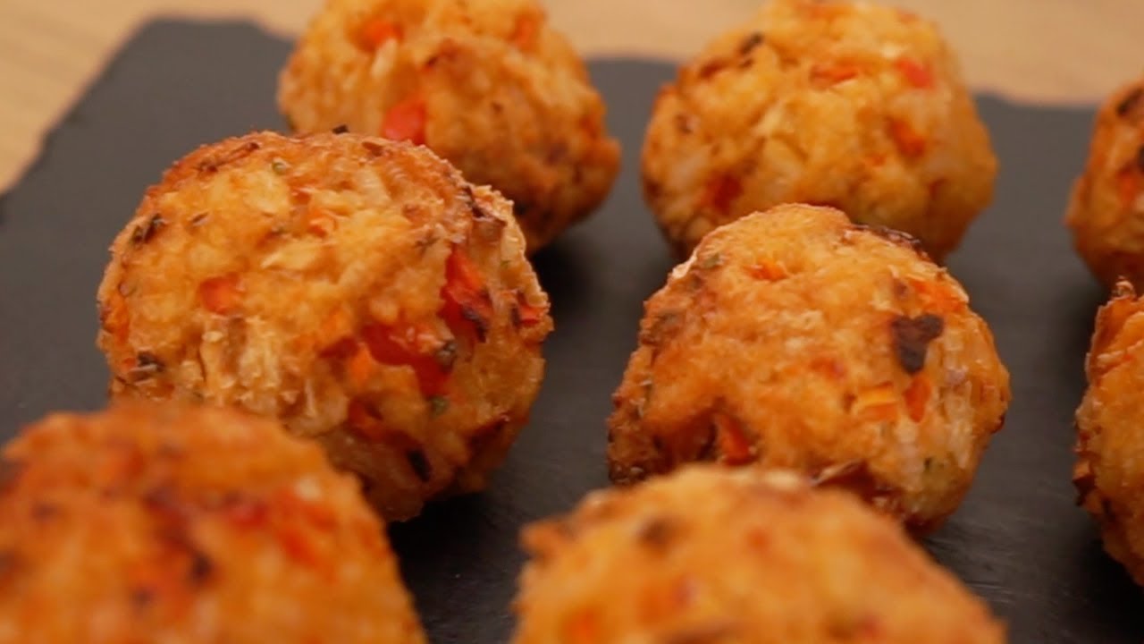 Bolas de arroz en freidora sin aceite Cosori - Un aperitivo para ...