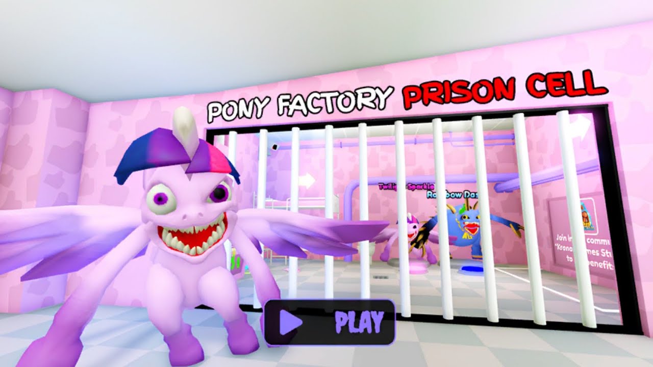 PONY PONY FACTORY PRISON RUN FULL GAMEPLAY - ROBLOX - YouTube