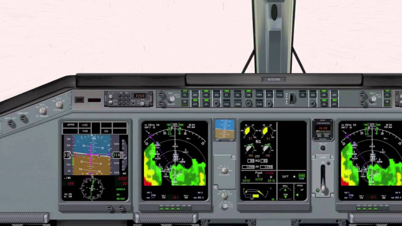 X-Plane 10 Demo ILS CAT III Landing - YouTube